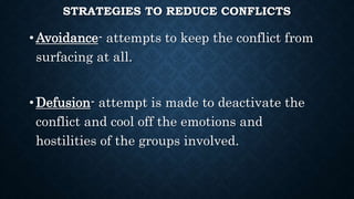 Interactive conflict and negotiations | PPTX