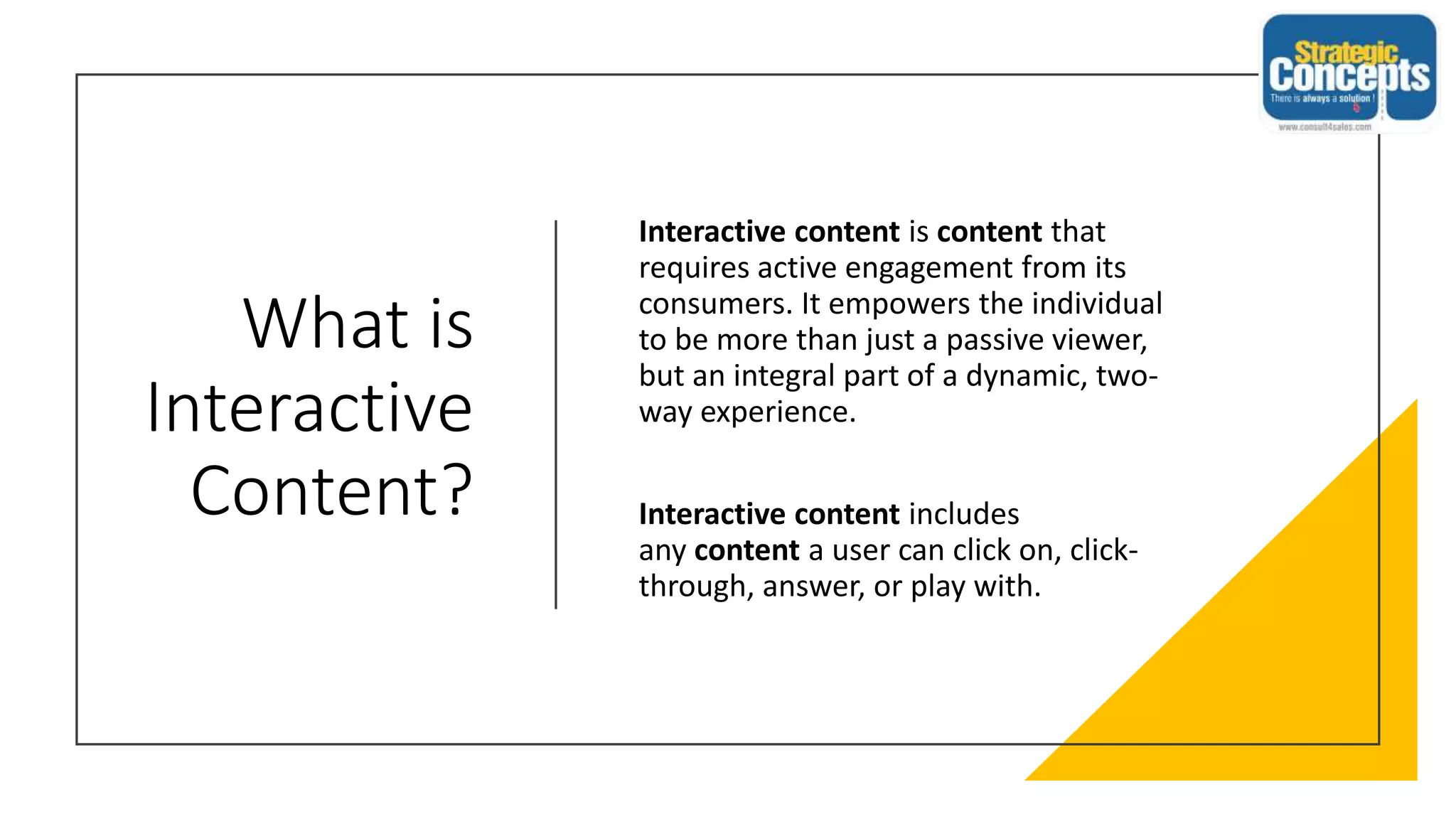 Interactive content creation | PPTX