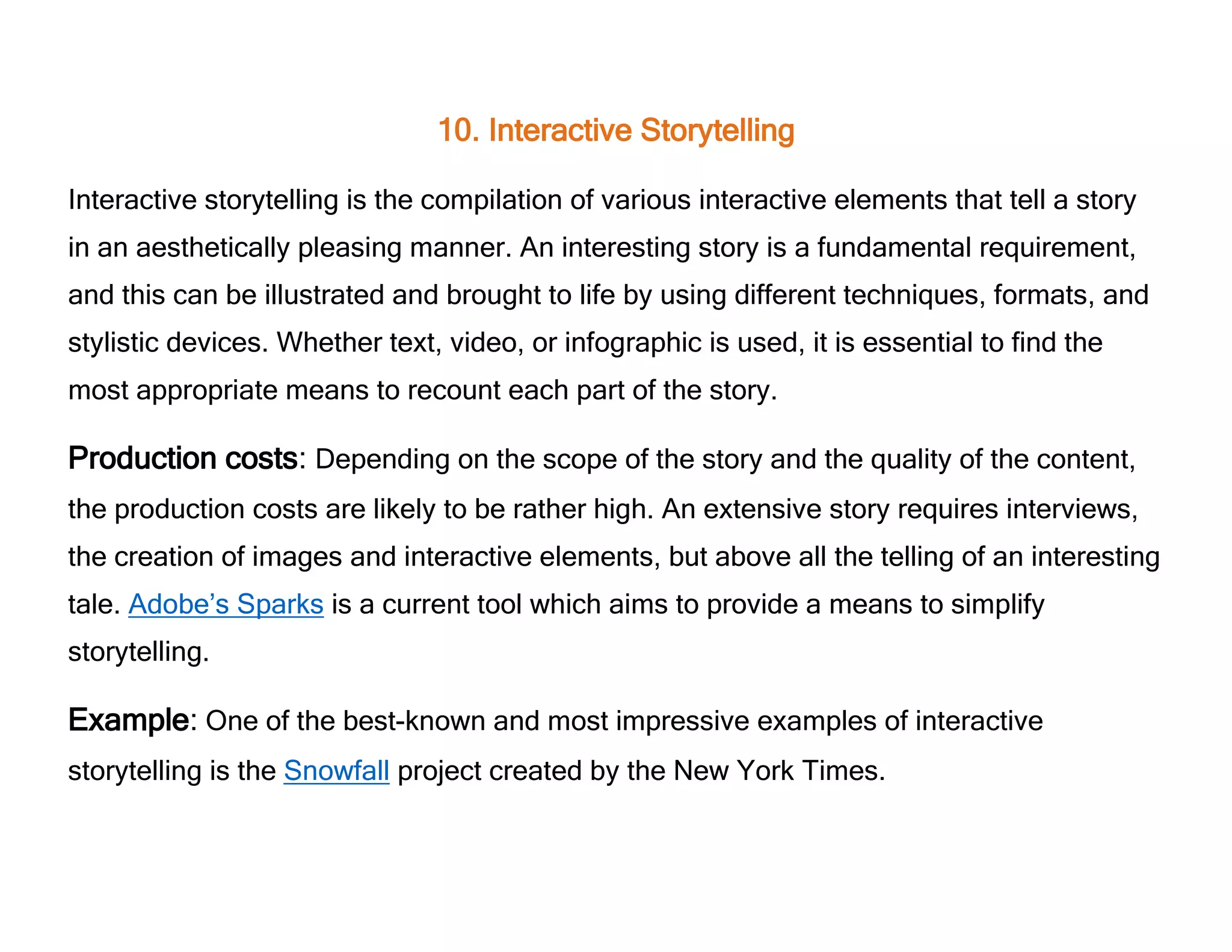 Interactive Content Types | PDF