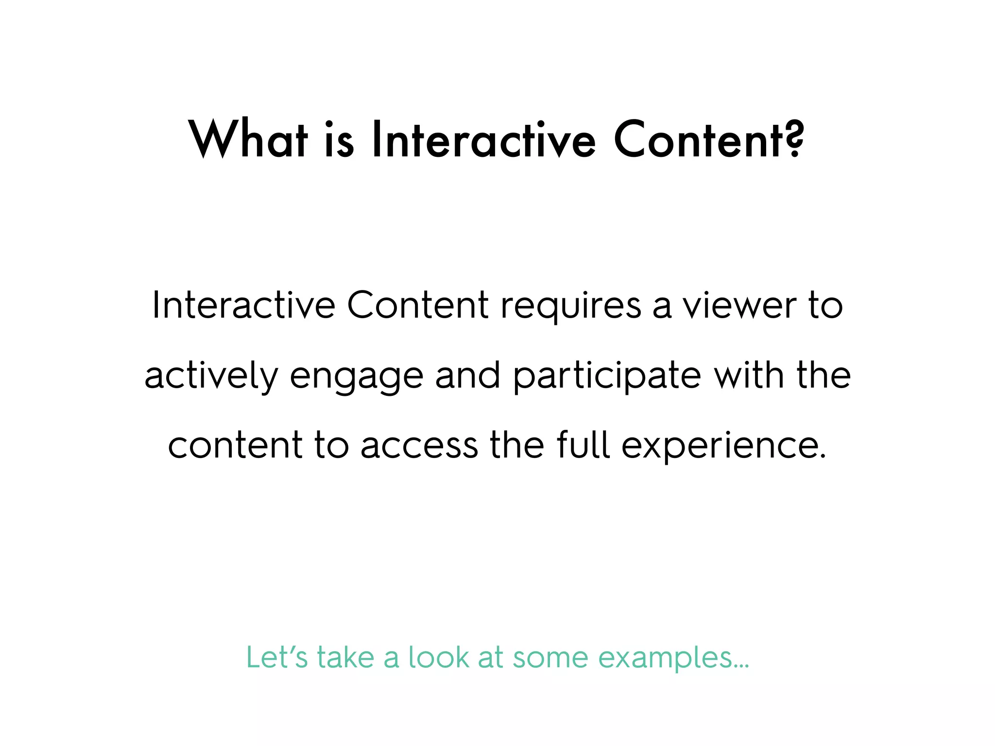 15 Types of Interactive Content | PDF