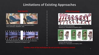 Interactive Control over Temporal Consistency while Stylizing Video ...
