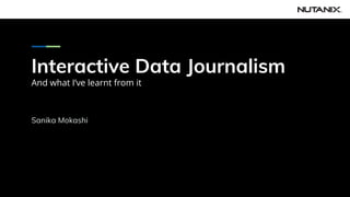 Interactive data journalism design inspiration | PPTX