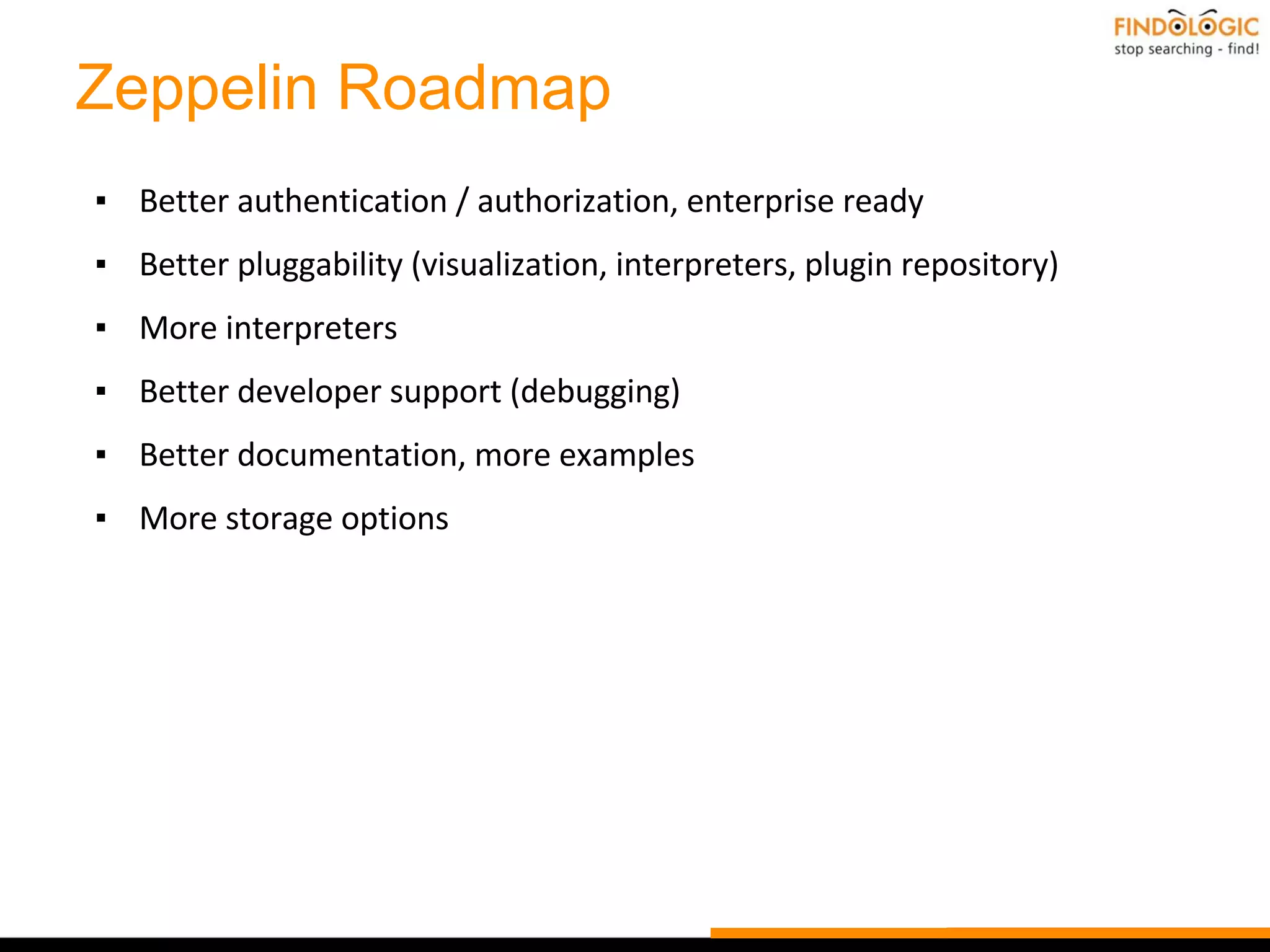 Interactive Data Science Notebooks With Apache Zeppelin Ppt