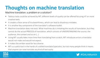Thoughts on machine translation | PPT