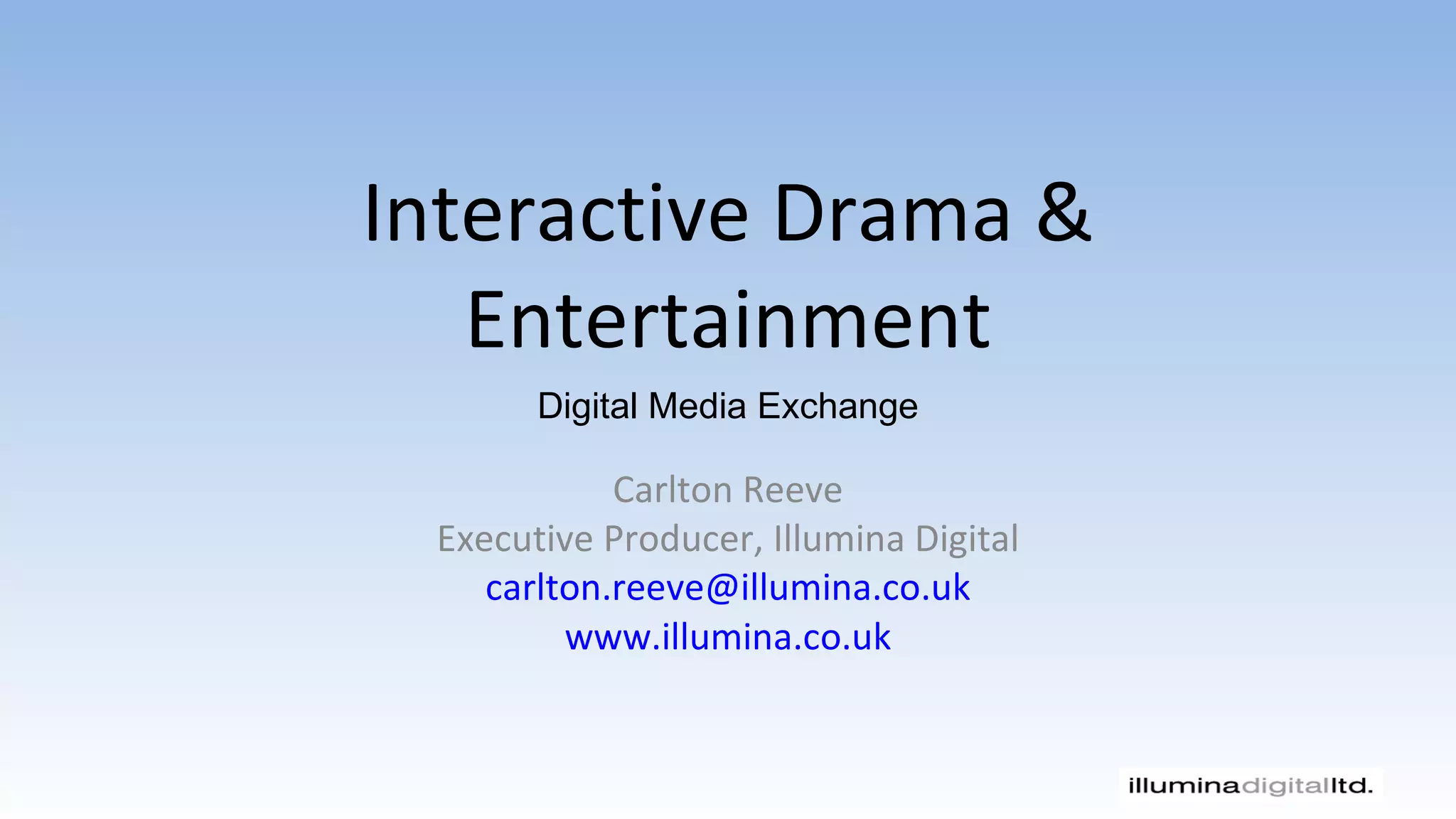 Interactive Drama | PPT
