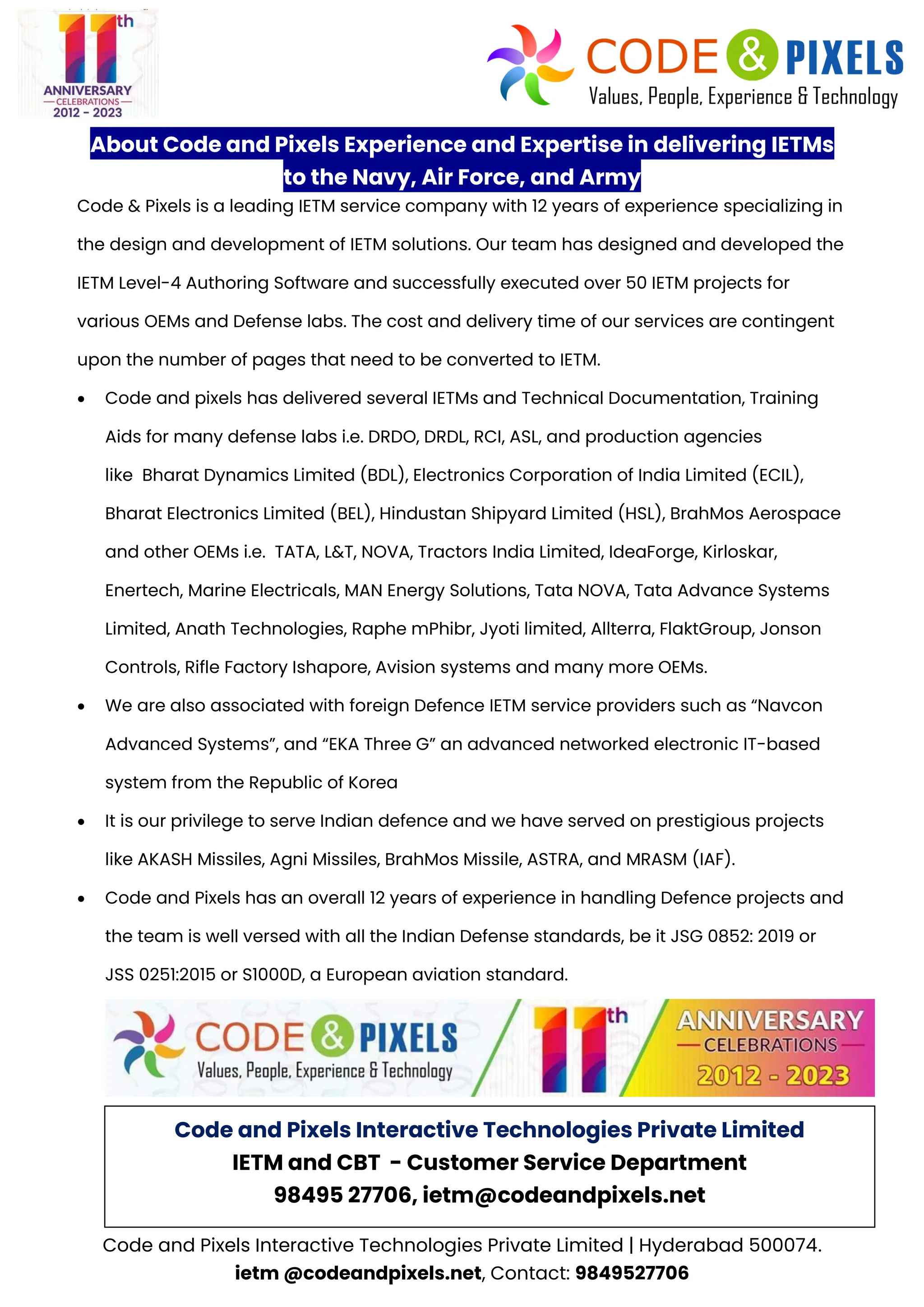 Interactive Electronic Technical Manual Services -Code and Pixels.pdf | Desktop Publishing ...