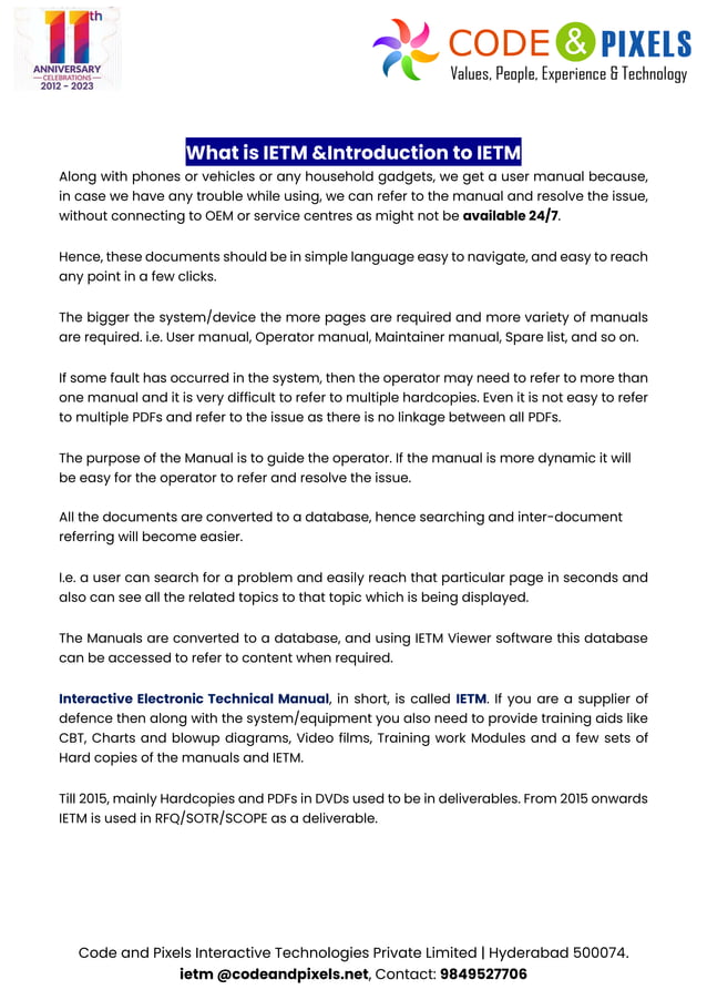 Interactive Electronic Technical Manual Services -Code and Pixels.pdf