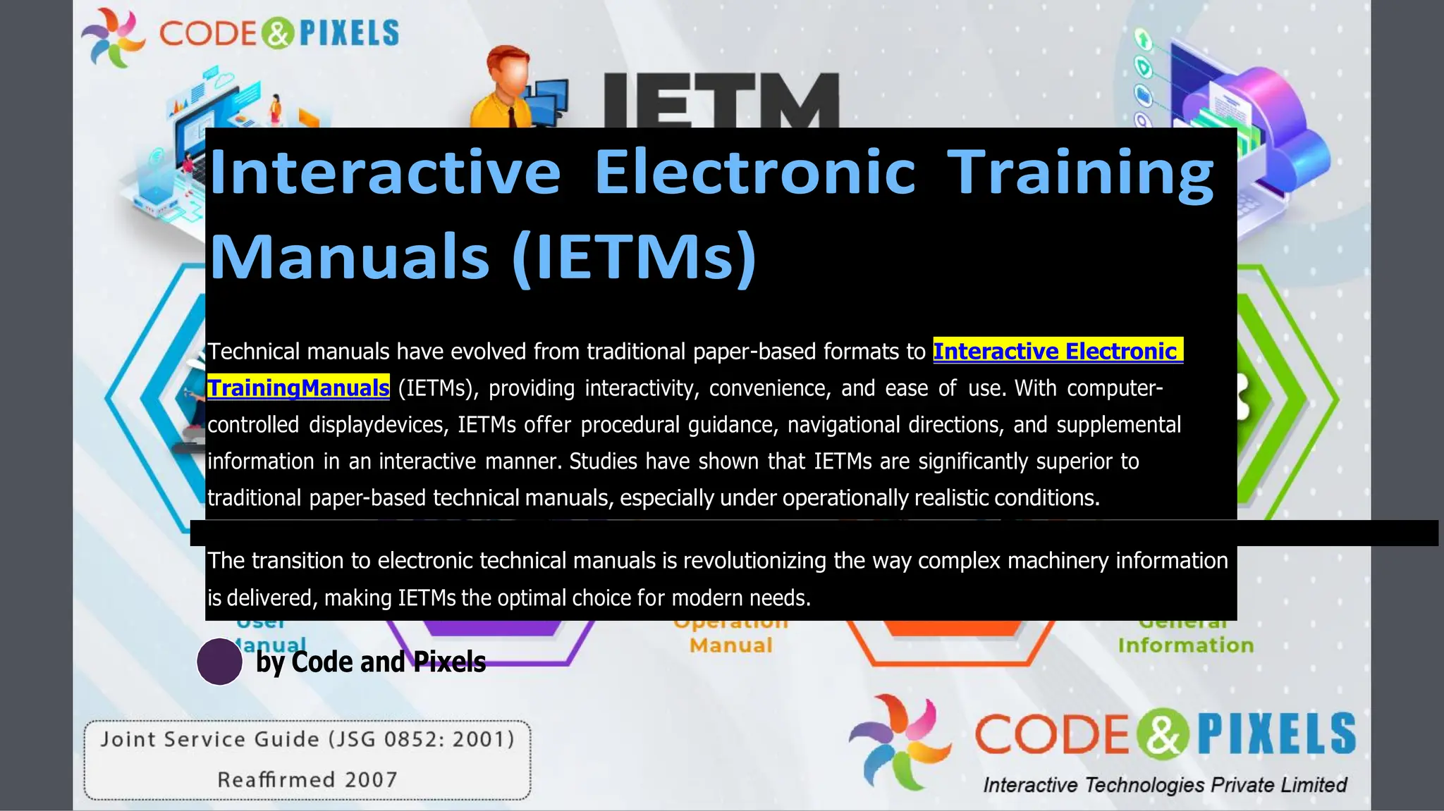 Interactive Electronic Training Manuals IETMs Code and Pixels.pdf