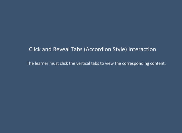 Interactive elements storyboard | PPT