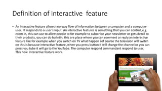Interactive elements in digital publication | PPT