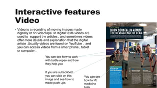 Interactive elements in digital publications | PPTX | Internet for ...