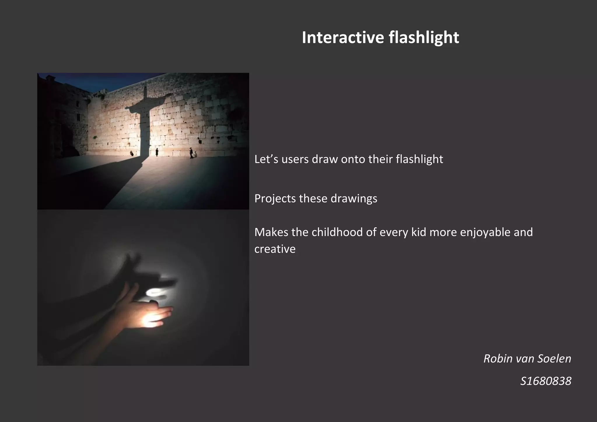 Interactive flashlight | PDF | Drawing and Sketching | Arts and Crafts