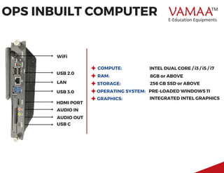 INTERACTIVE FLAT PANELS | VAMAA | PDF