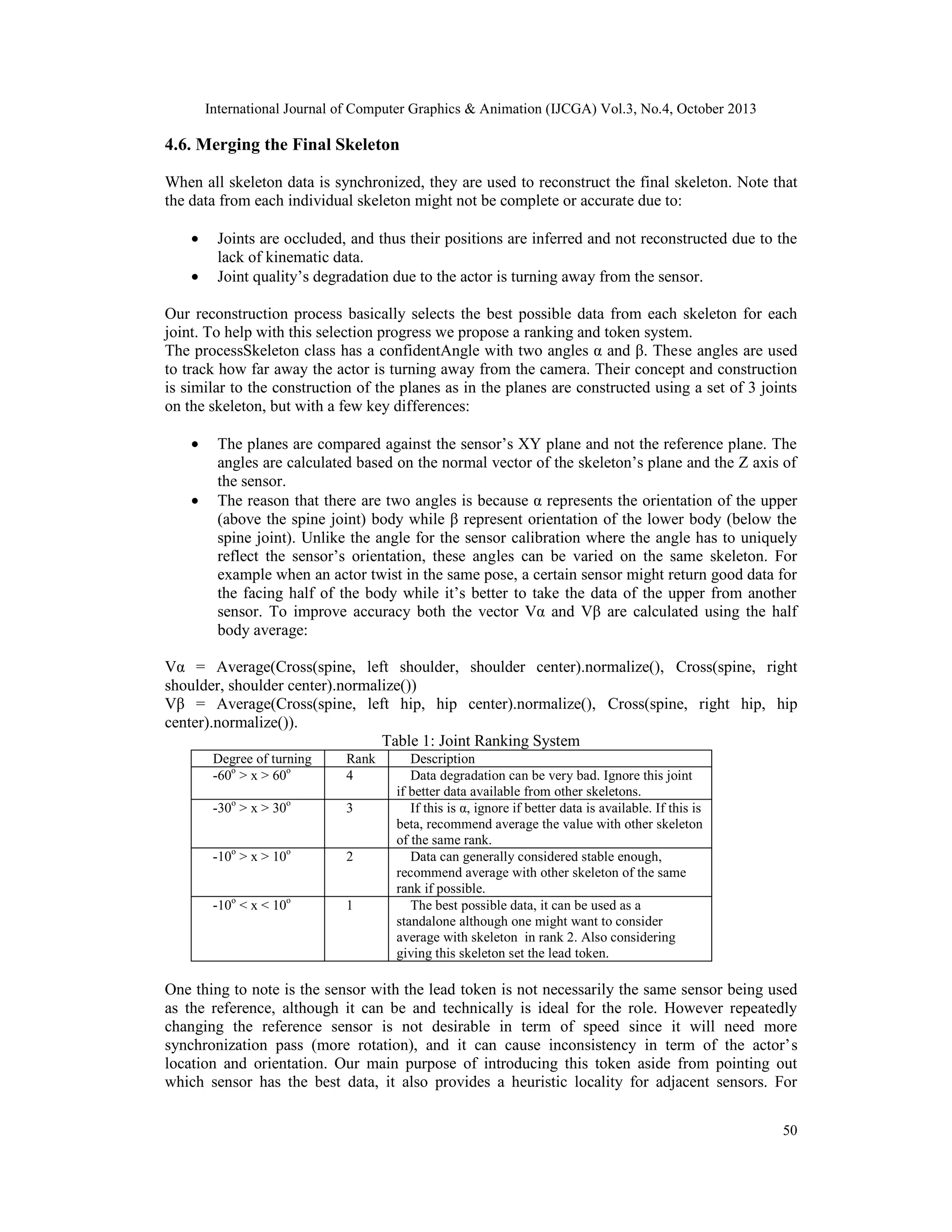 Interactive Full-Body Motion Capture Using Infrared Sensor Network | PDF
