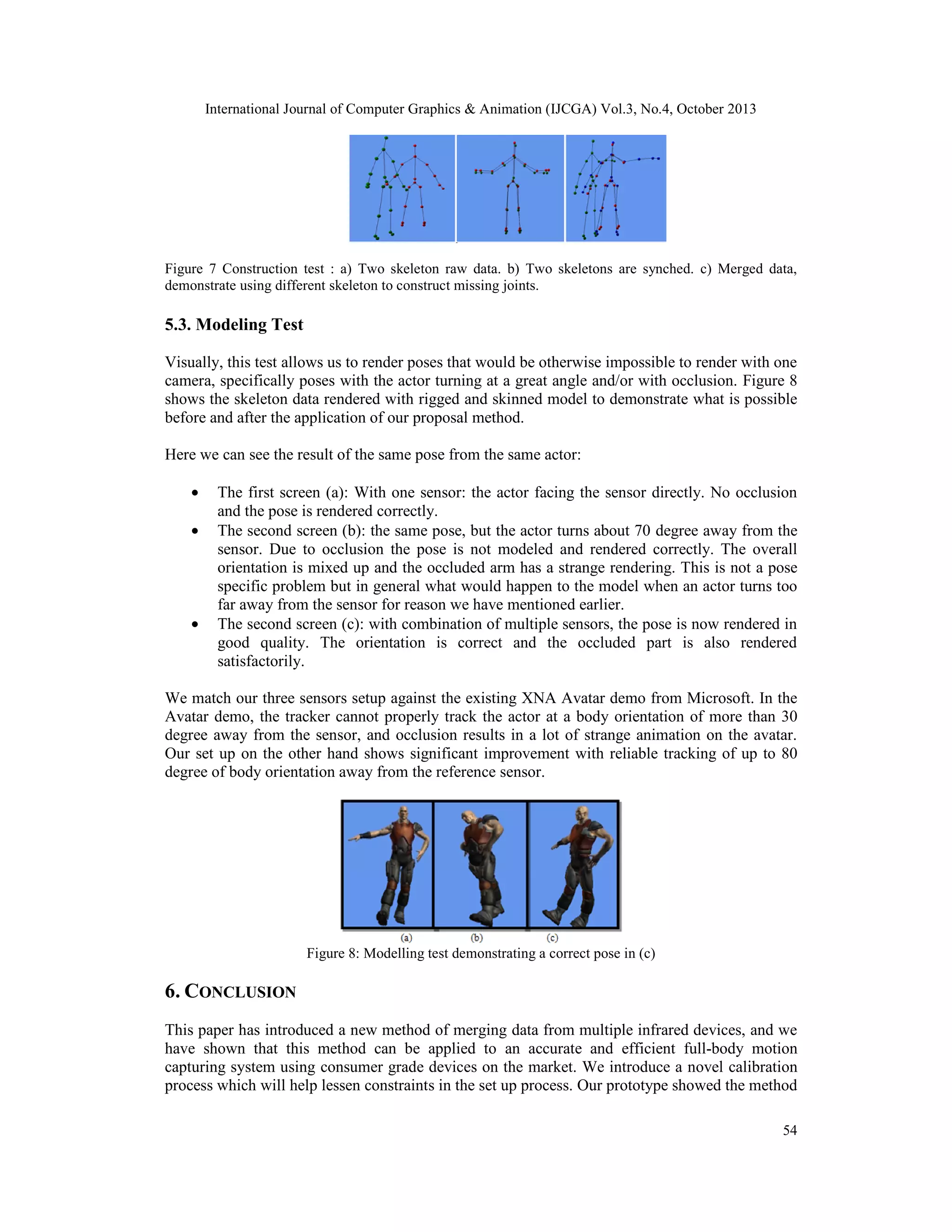Interactive Full-Body Motion Capture Using Infrared Sensor Network | PDF