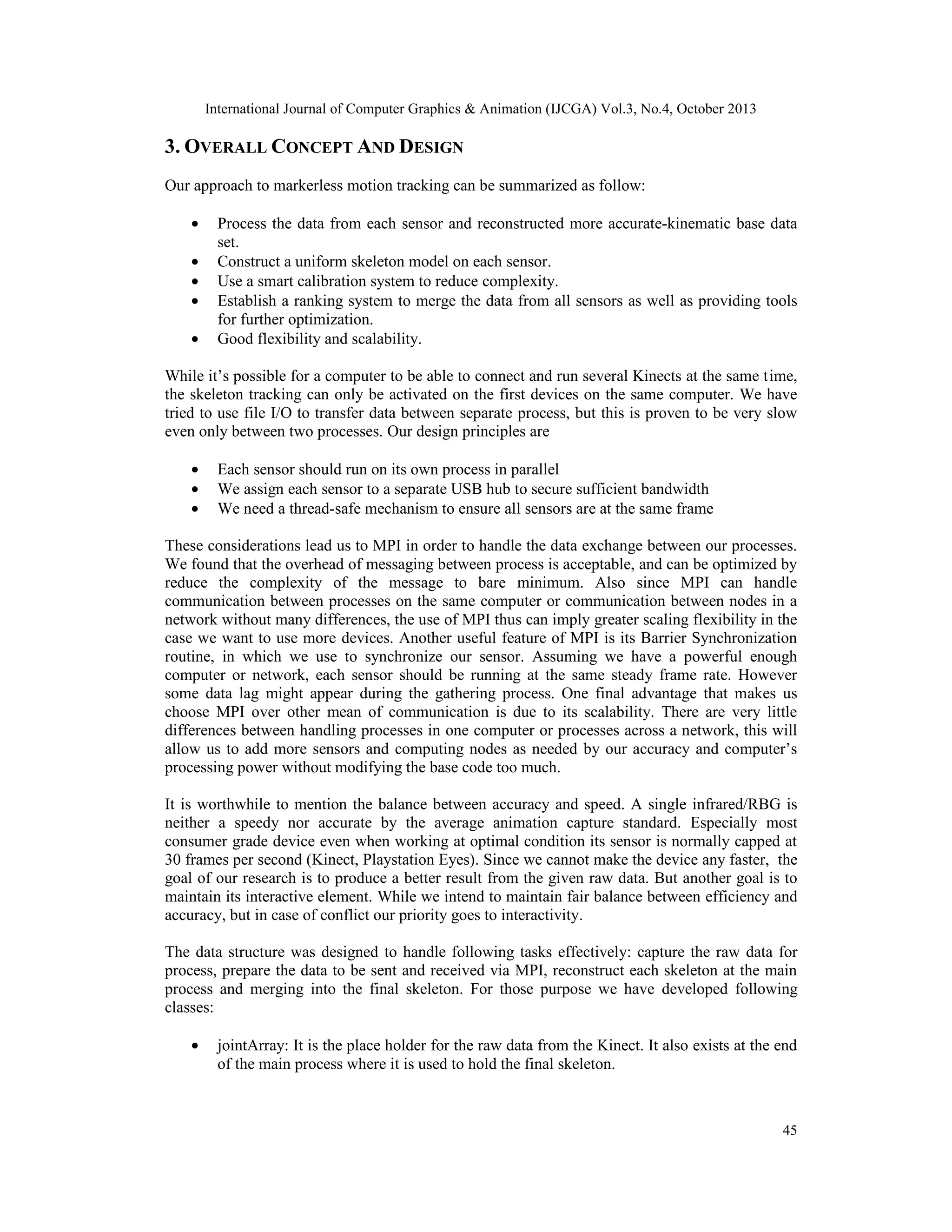 Interactive Full-Body Motion Capture Using Infrared Sensor Network | PDF
