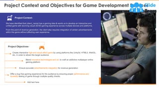 Interactive Game Development For Teenagers Proposal PowerPoint ...