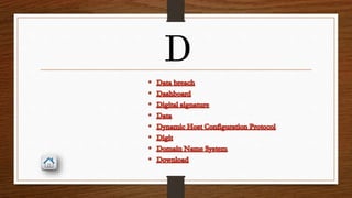 Interactive glossary | PPTX