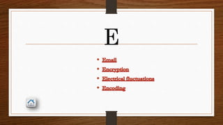 Interactive glossary | PPTX