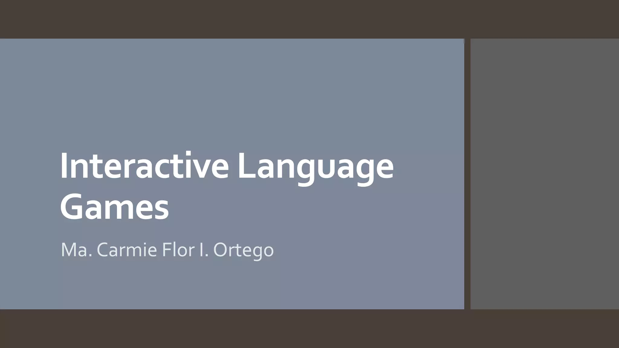 Interactive grammar games and reading exercises | PPTX