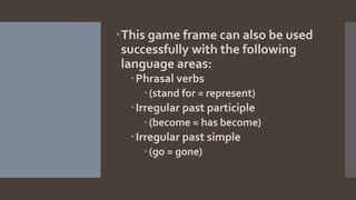 Interactive grammar games and reading exercises | PPTX