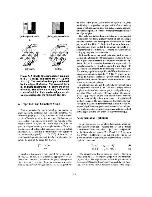 Interactive graph cuts for optimal boundary and region segmentation of objects | PDF