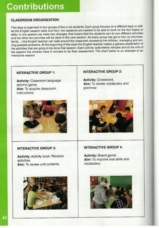 Interactive groups in the English Classroom | PDF