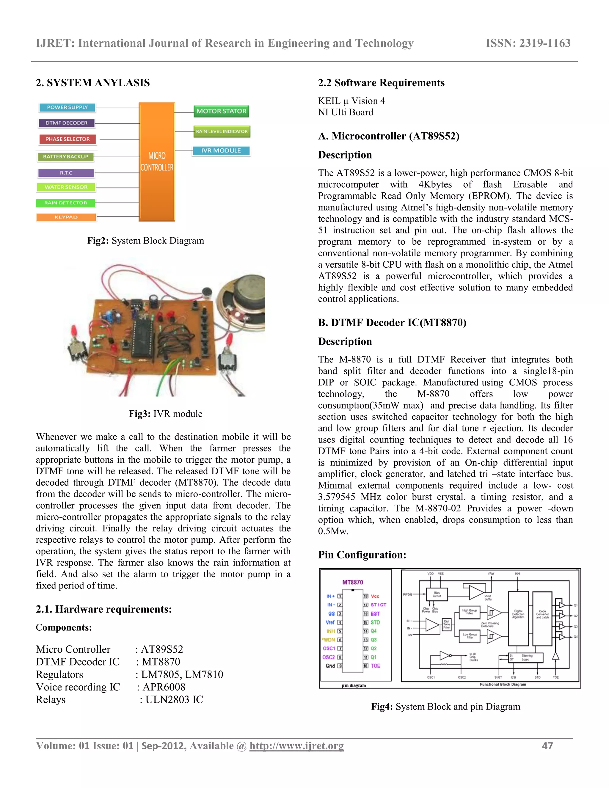 Interactive irrigation system through mobile with ivr response | PDF | Digital Audio | Computer ...