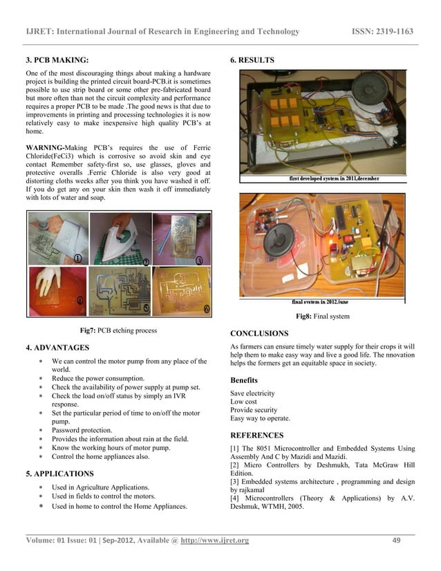 Interactive irrigation system through mobile with ivr response | PDF | Digital Audio | Computer ...