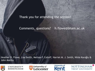 Criminal identification viewed from a different angle: Can a novel ...