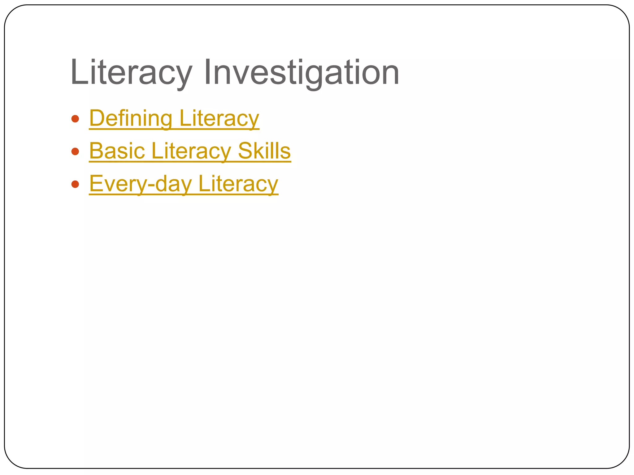 Interactive literacy | PPT