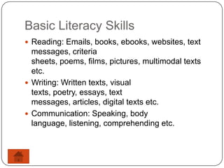 Interactive literacy | PPT