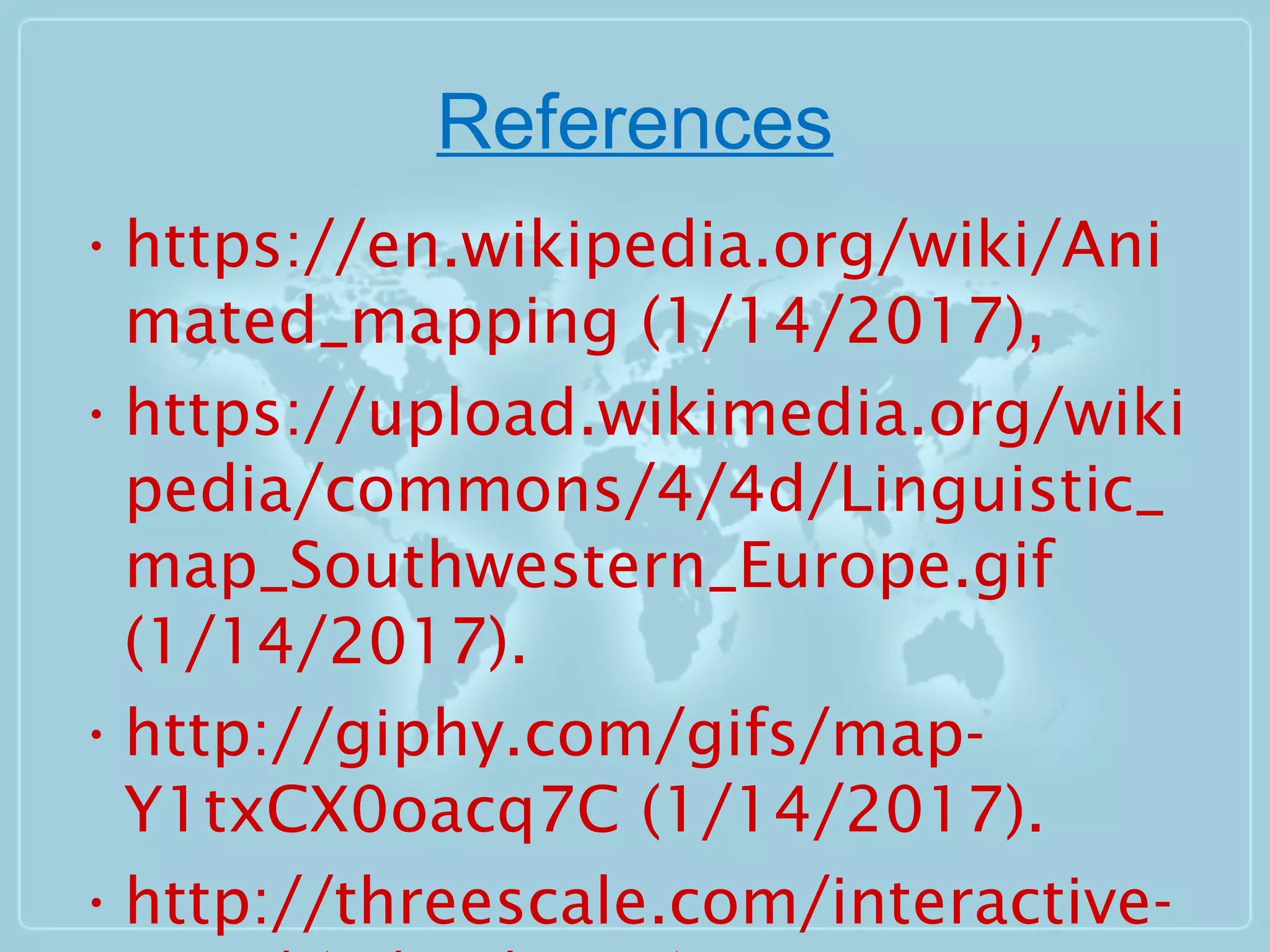 Interactive map | PPT