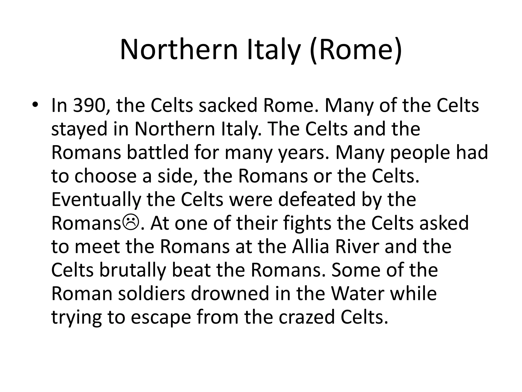 Ancient Celts Interactive Map | PPTX