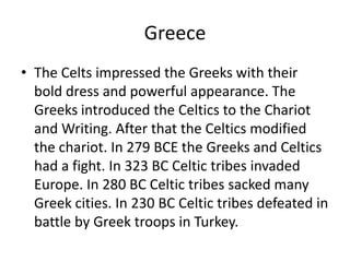 Ancient Celts Interactive Map | PPTX