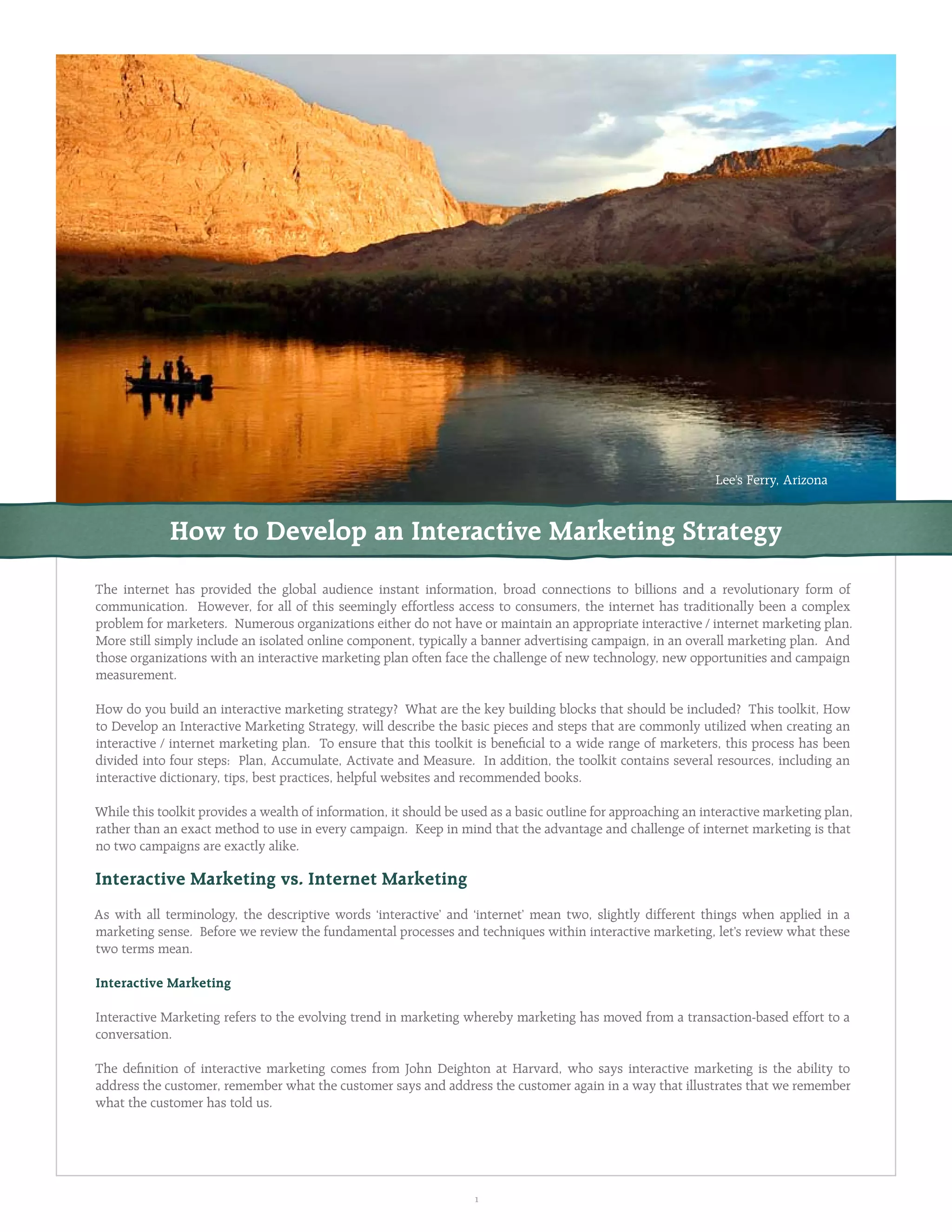 Interactive marketing | PDF