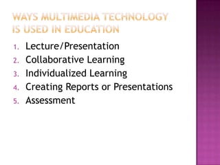 Interactive Multimedia Technology