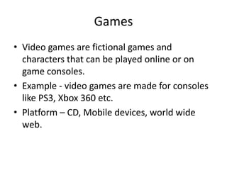 Interactive media applications done | PPT