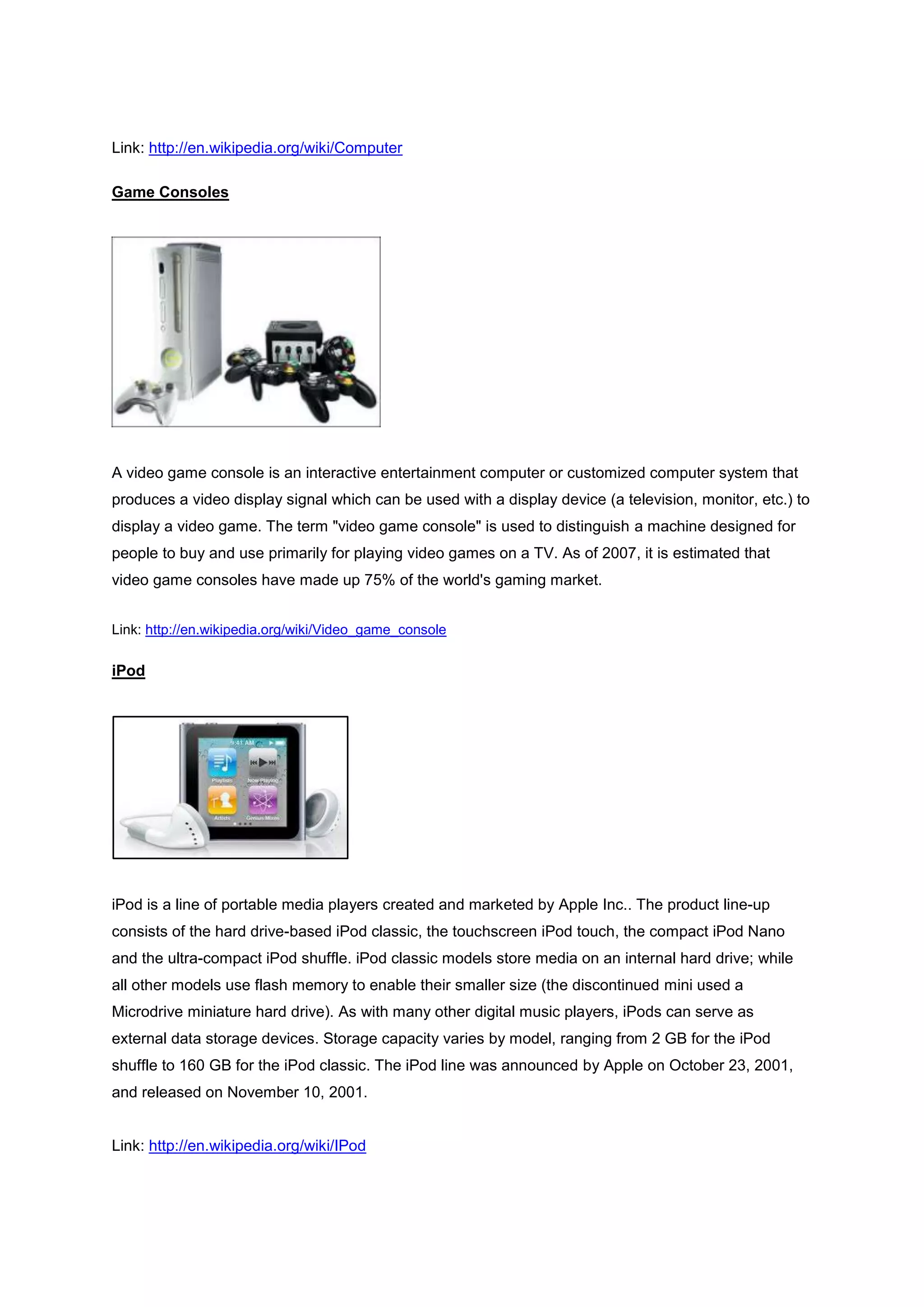 Interactive Media Products | DOCX