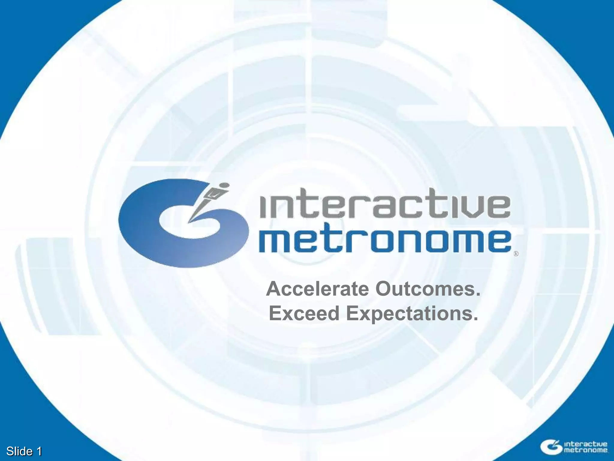 Interactive Metronome | PPTX