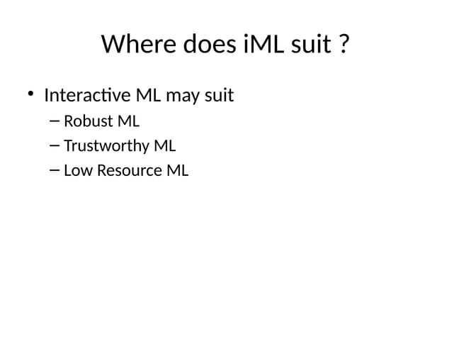 Interactive ML.pptx XAI by Radhika selvamani | PPT