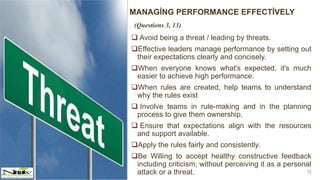 INTERACTIVE MOTIVATION- LEADERSHIP SESSION | PDF