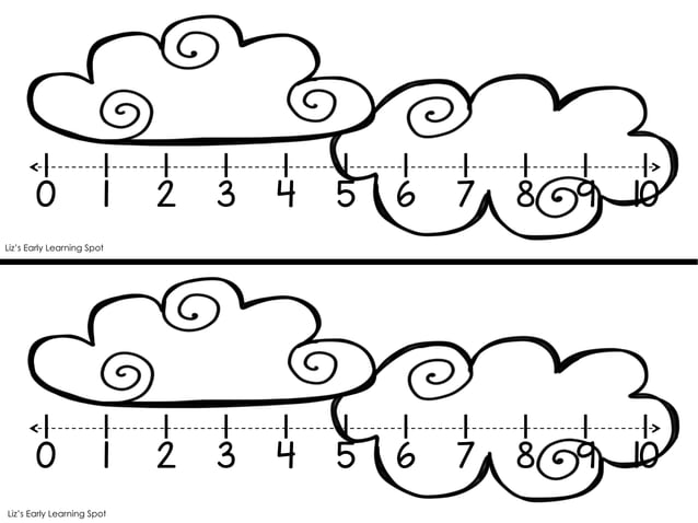 Interactive number lines | PDF | Drawing and Sketching | Arts and Crafts