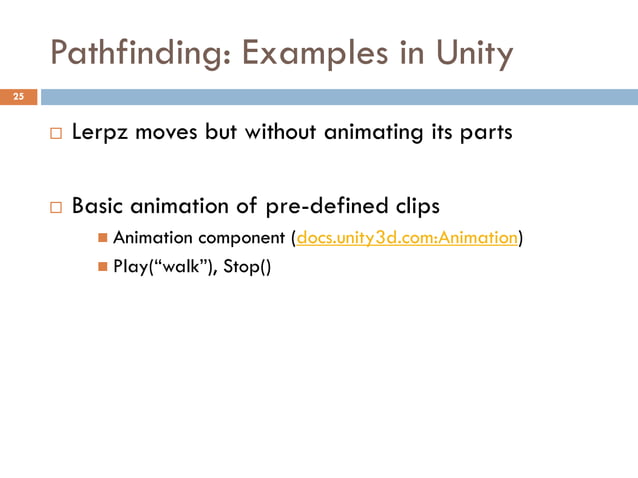 Pathfinding - Part 2: Examples in Unity | PDF
