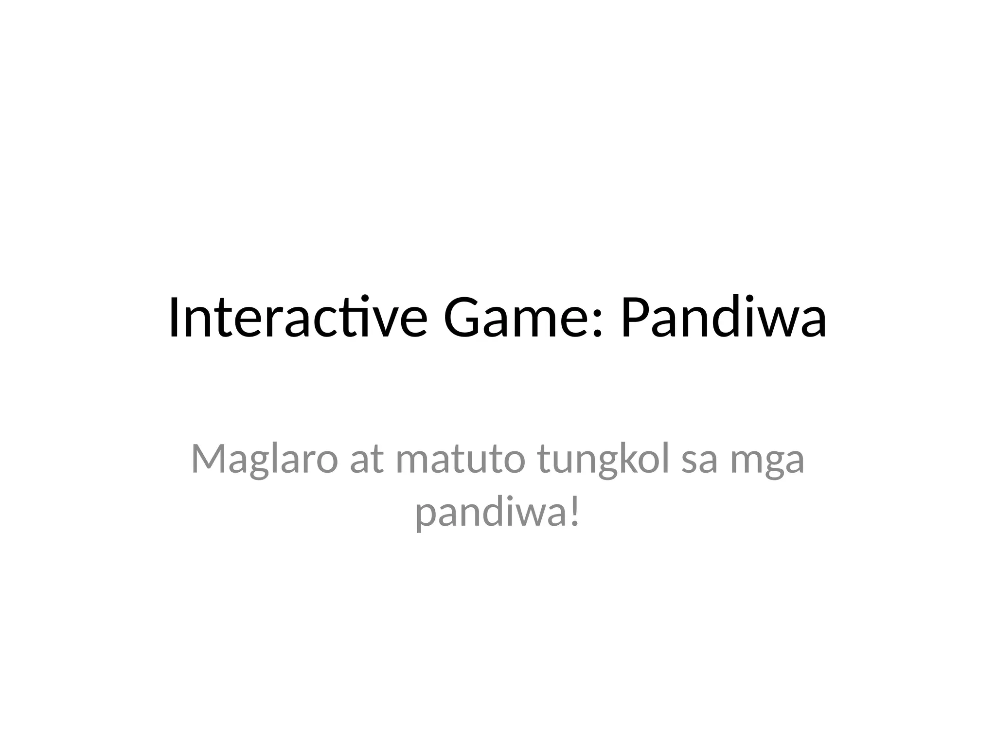 Interactive_Pandiwa_Game. para sa filipino | PPTX