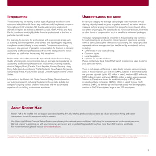 2010-2011 Global Financial Salary Guide | PDF | Job Market | Economy