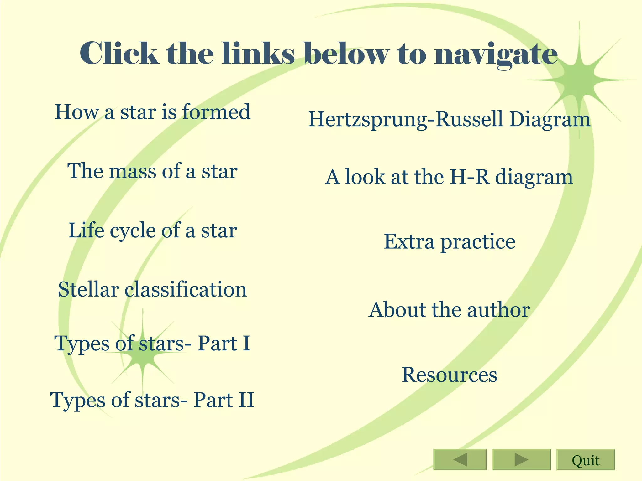 Interactive PowerPoint: Classifying Stars | PPT