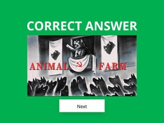 Interactive Powerpoint Animal Farm E-tools | PPTX