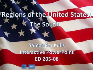 Regions of the United States: The South | PPTX | North America Travel ...