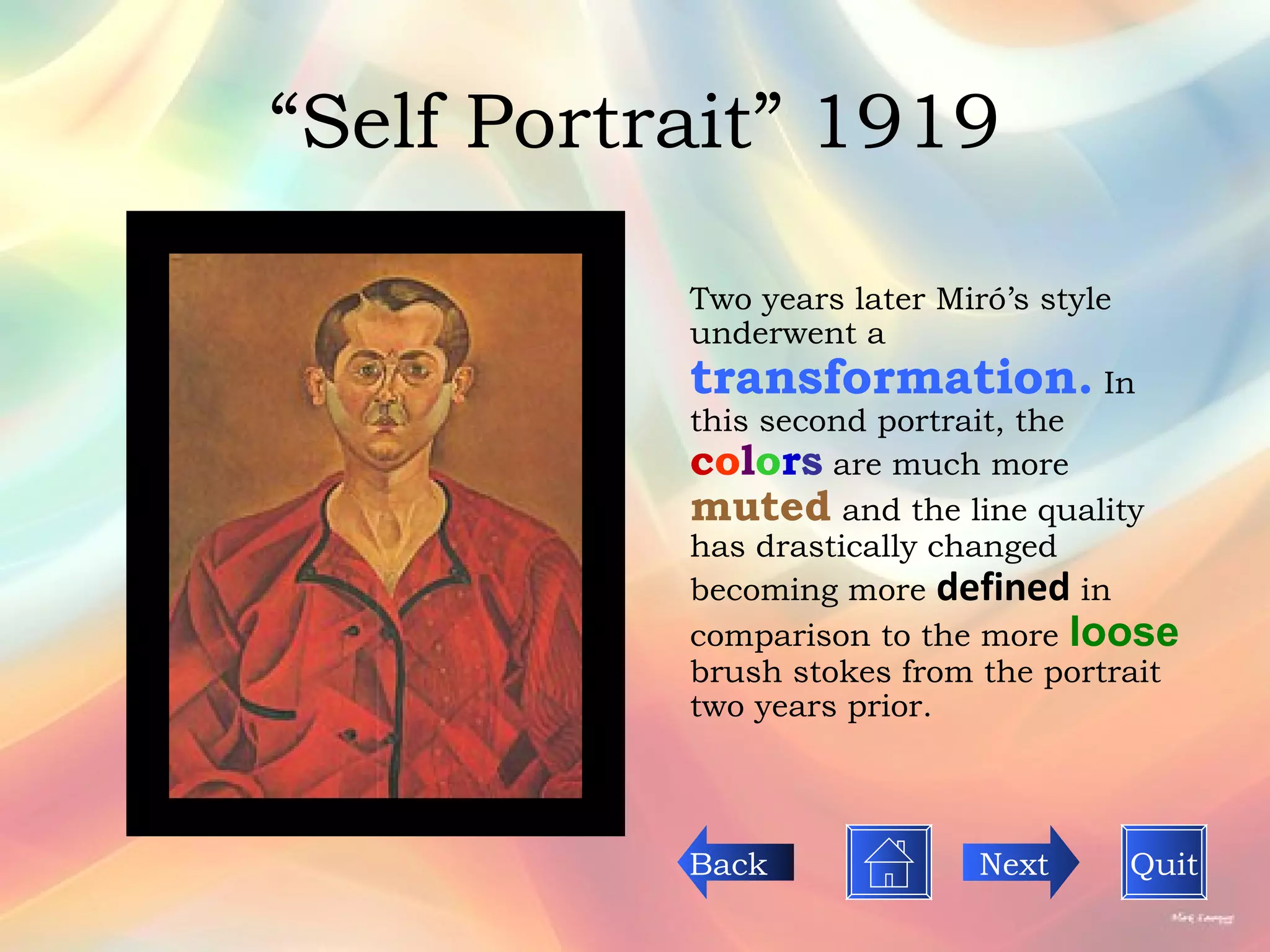 Interactive Power Point Joan Miró | PPT
